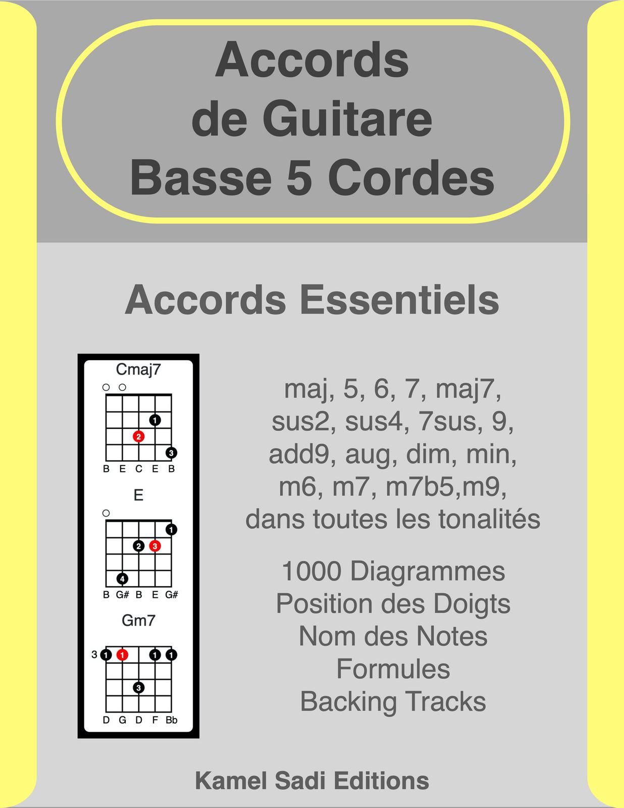 Guitare Basse Dictionnaire d'Accords